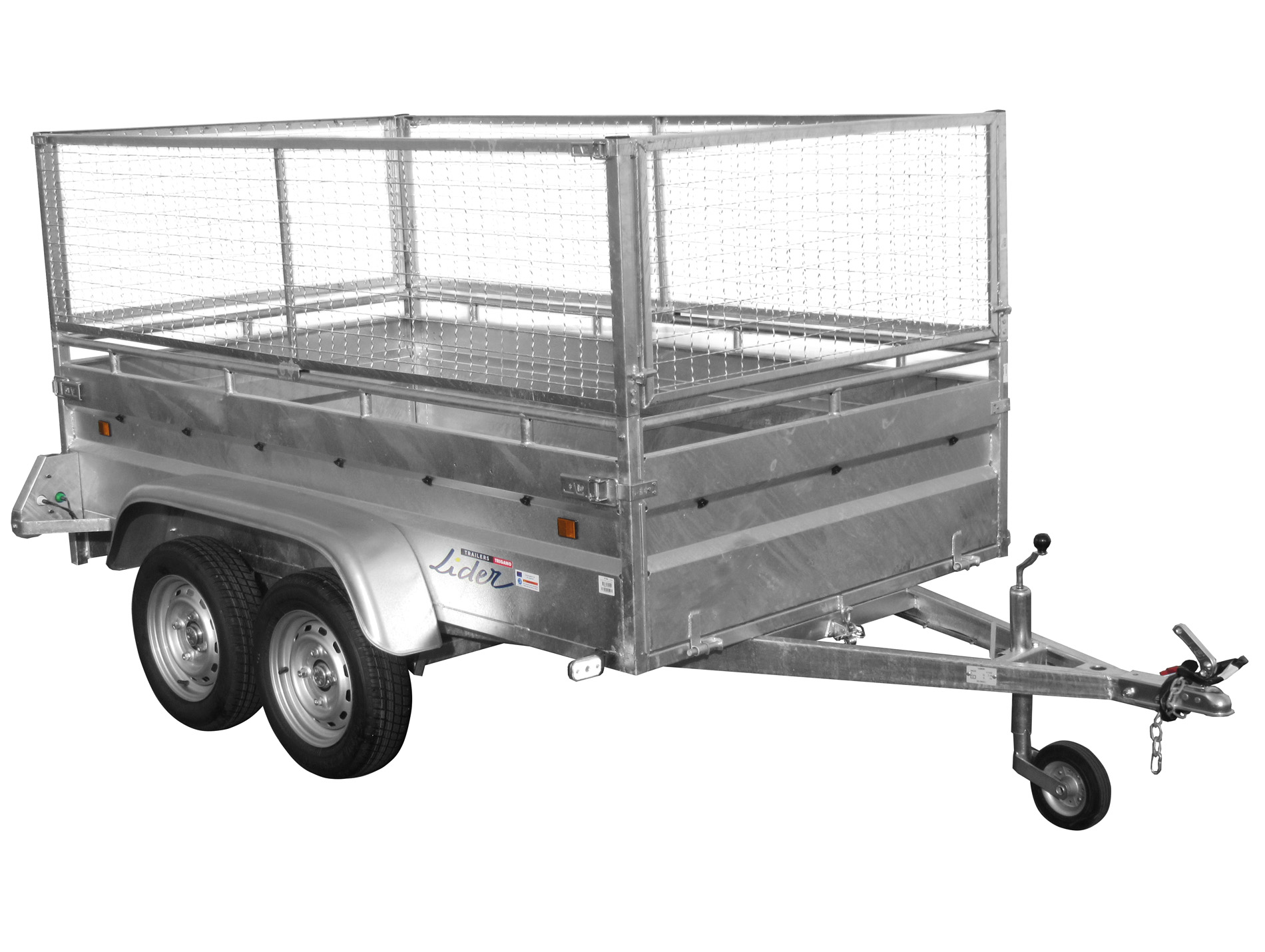 Réhausses grillagées 60cm pour remorque LIDER Robust | Espace Emeraude®