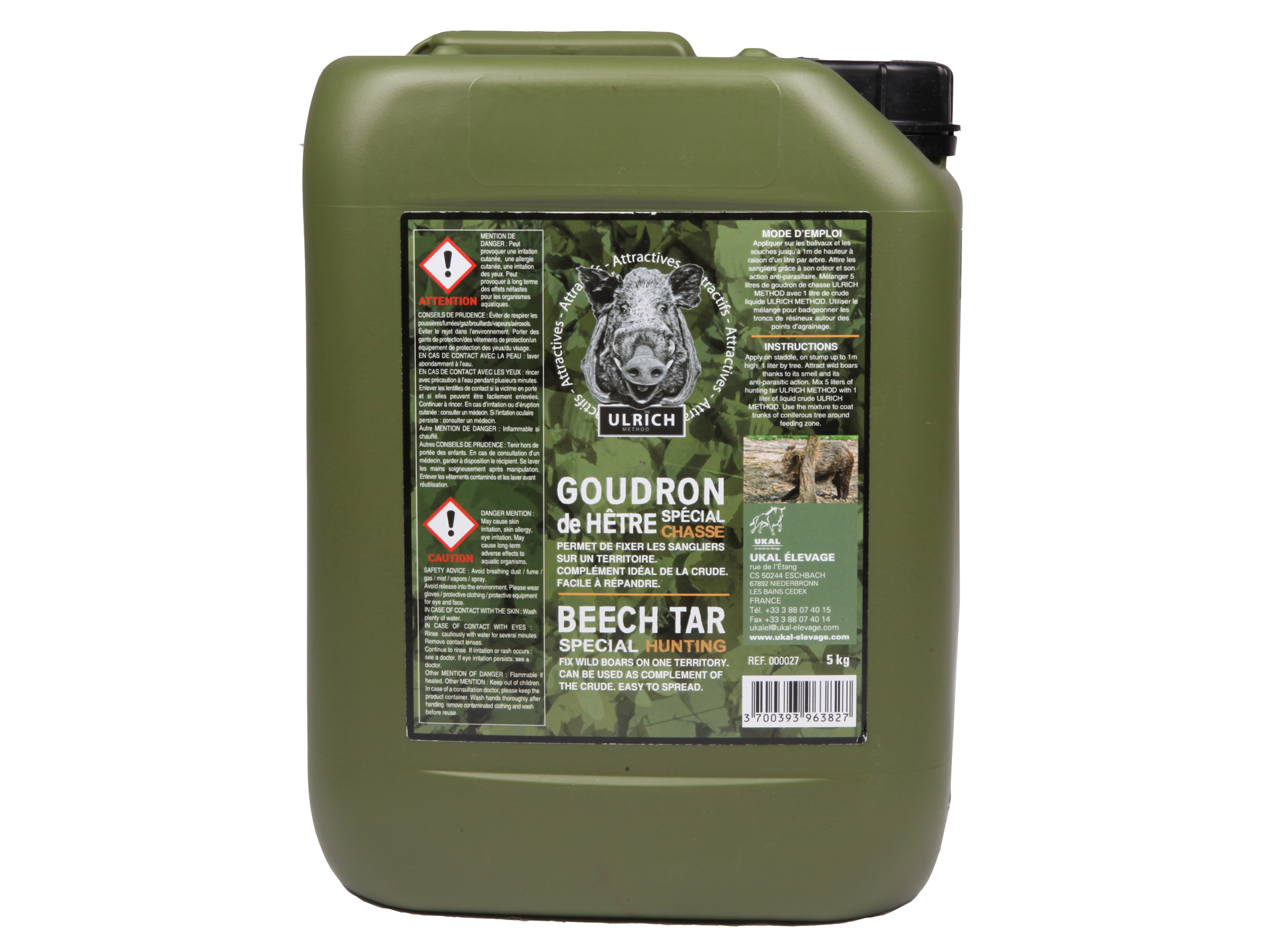 Goudron hêtre ULRICH spécial chasse 5kg | Espace Emeraude®
