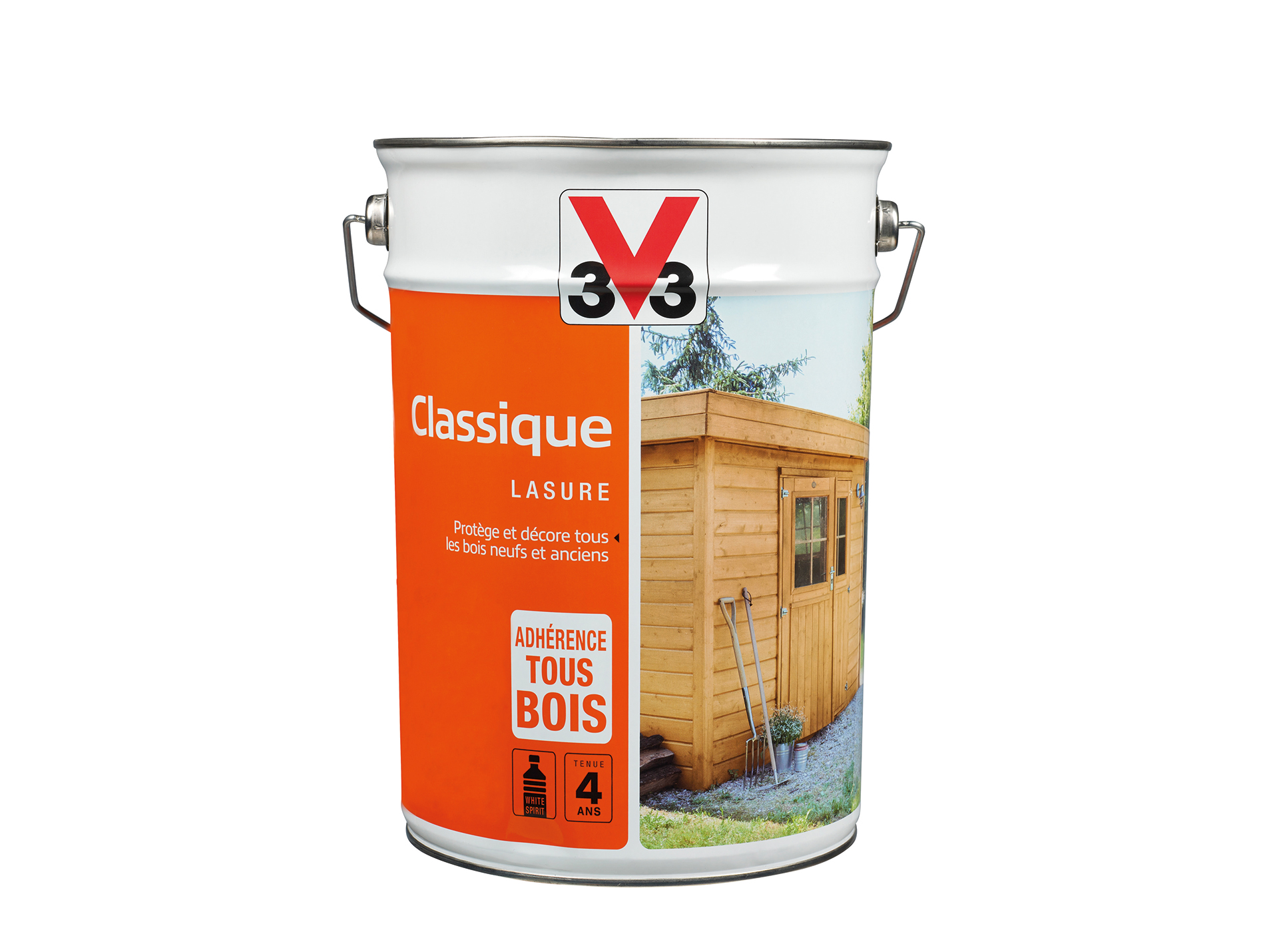 Lasure V33 Classique satin chêne foncé 5L | Espace Emeraude®